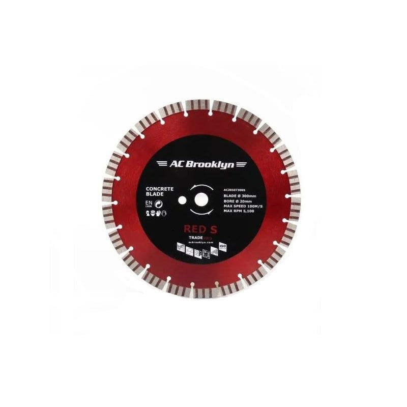 AC Brooklyn 12" / 300mm Diamond Consaw Blade 20mm Bore – Toolman Limited