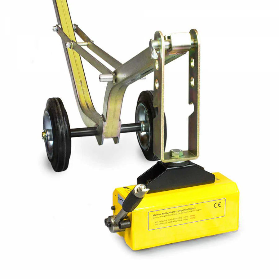 MAGTEC Magnetic Manhole Cover Lifting Set (Magnet + Trolley) – Toolman ...