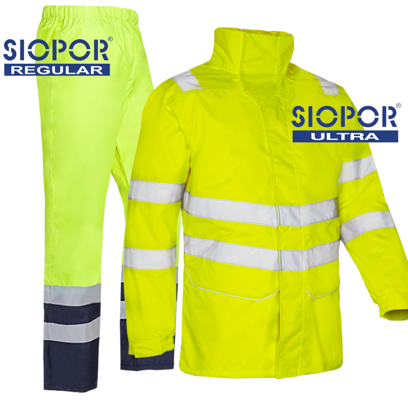 Sioen 4-in-1 Yellow Rain Jacket with Detachable Bodywarmer & Norvill E ...